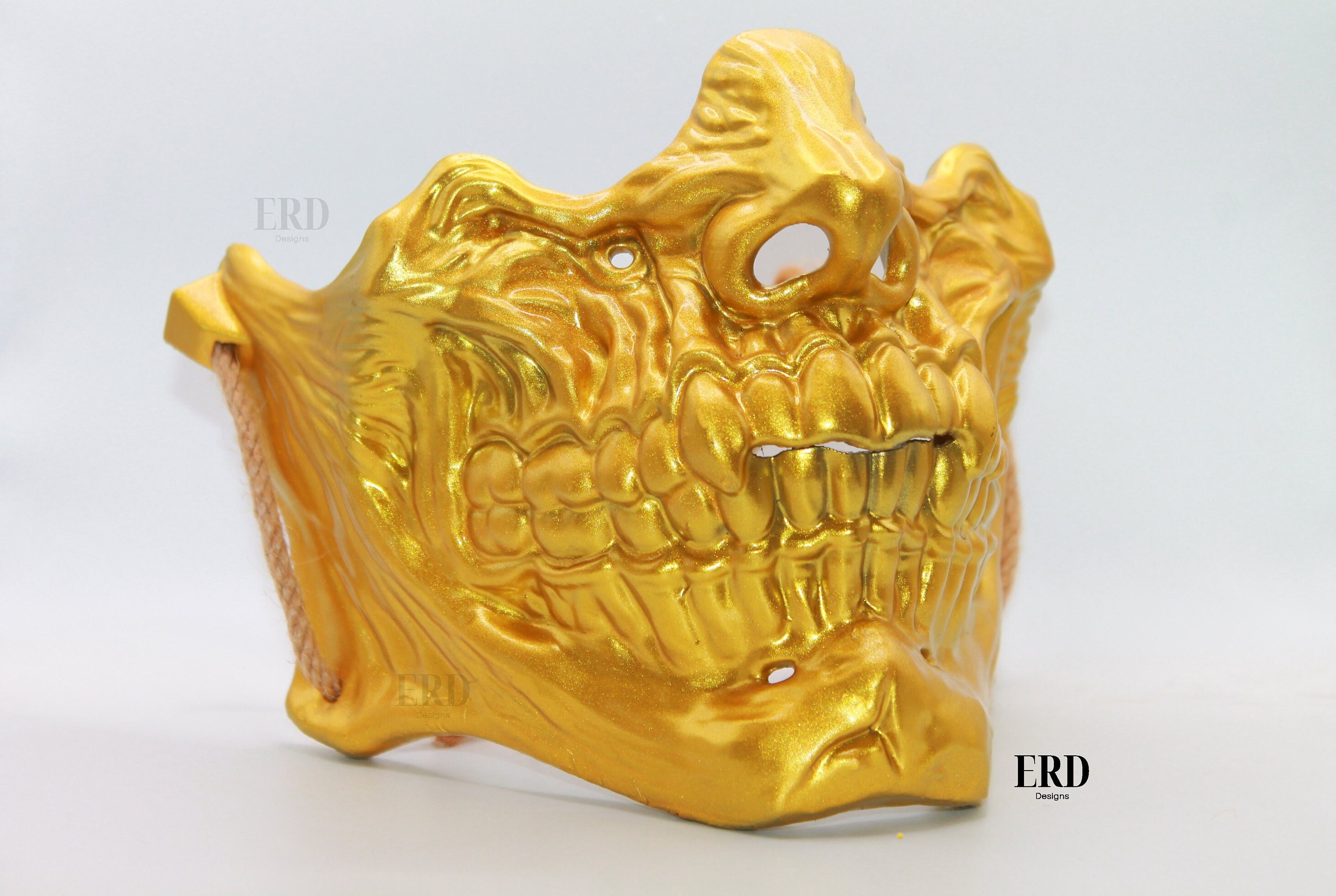 Oni Mask Halloween Skull Mask Techwear Mask Masquerade Mask Day of the ...