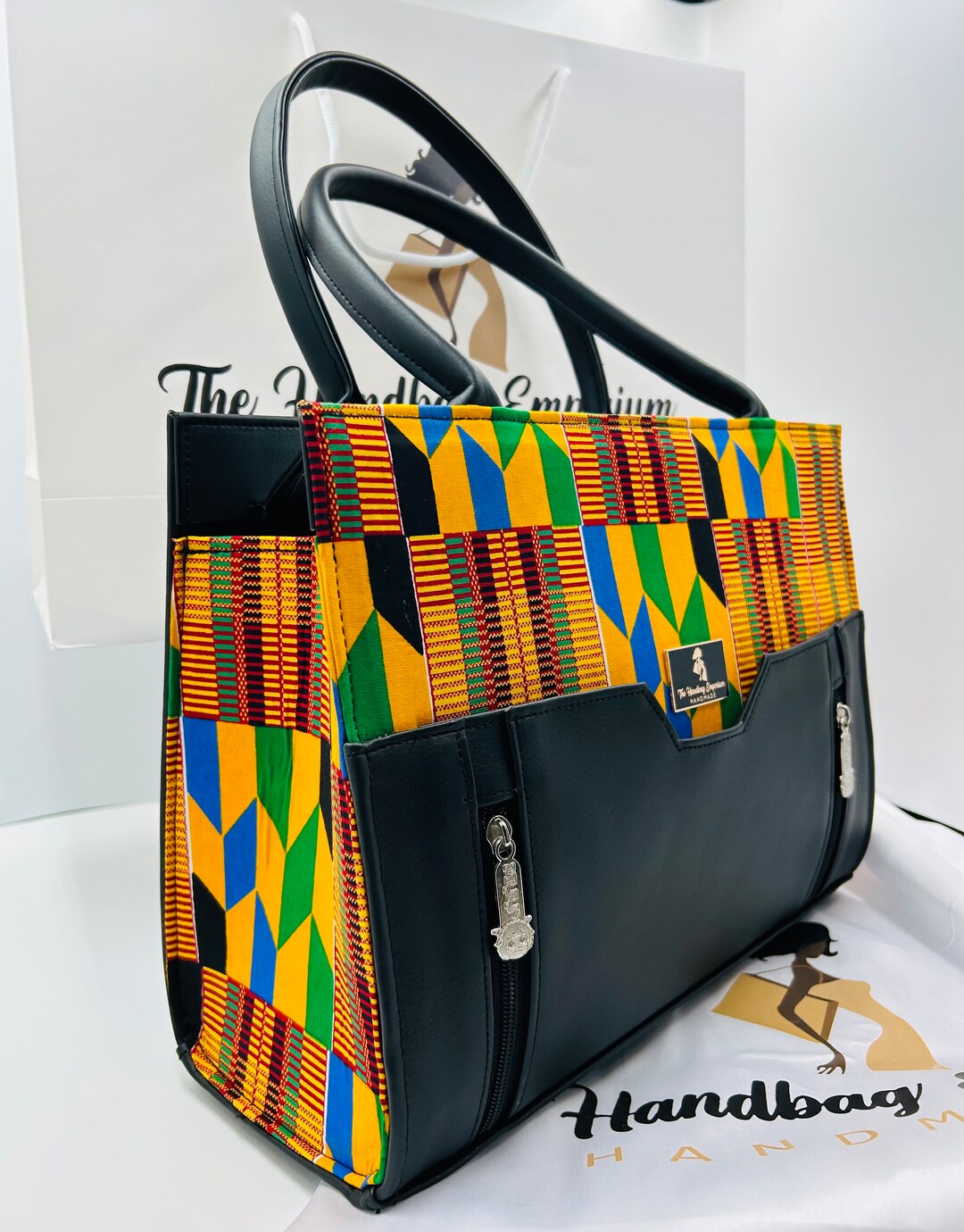 Luxurious African Handmade Wax Print Handbag - Etsy