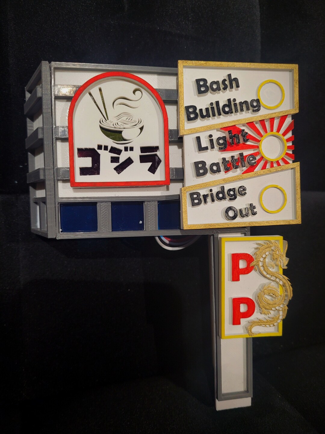 Godzilla Noodles Building - Etsy