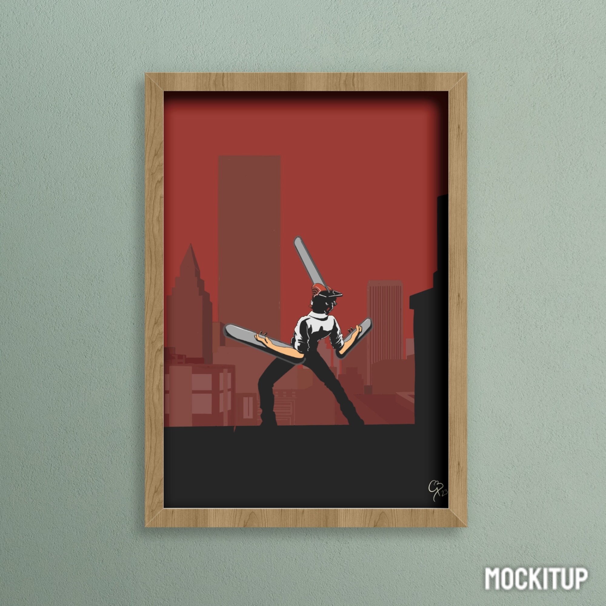 Chainsaw Man Denji A4 Print, Anime, Fan Art, Japanese Culture Art ...