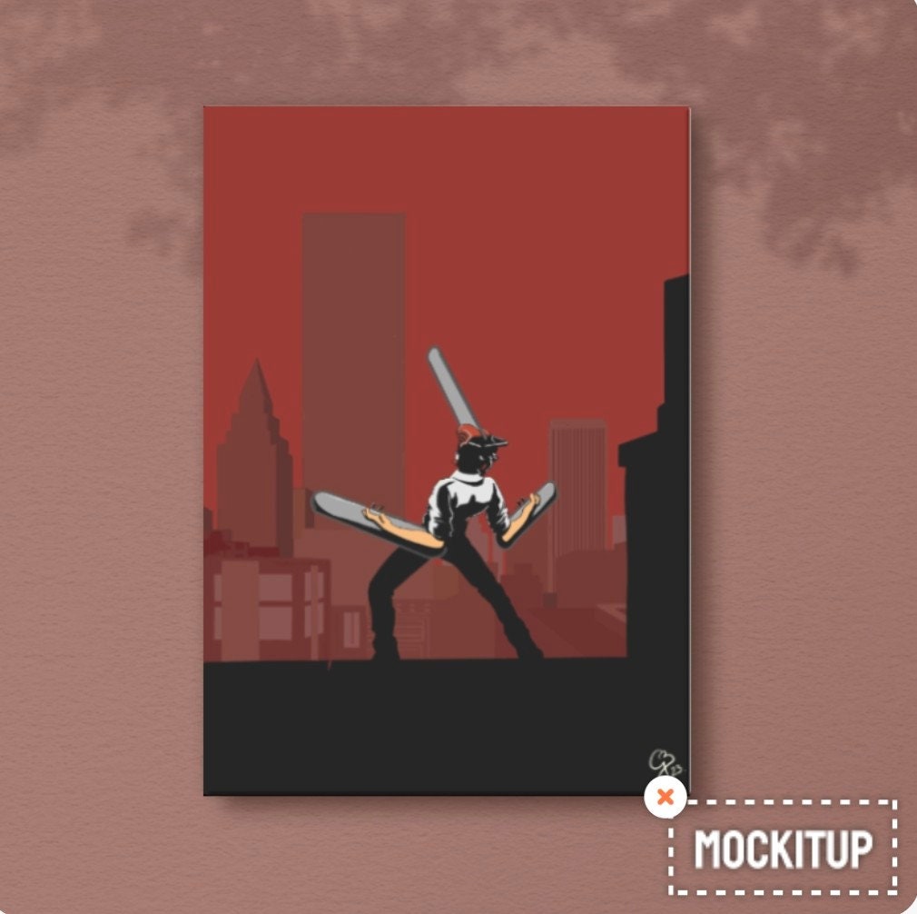 Chainsaw Man Denji A4 Print, Anime, Fan Art, Japanese Culture Art ...