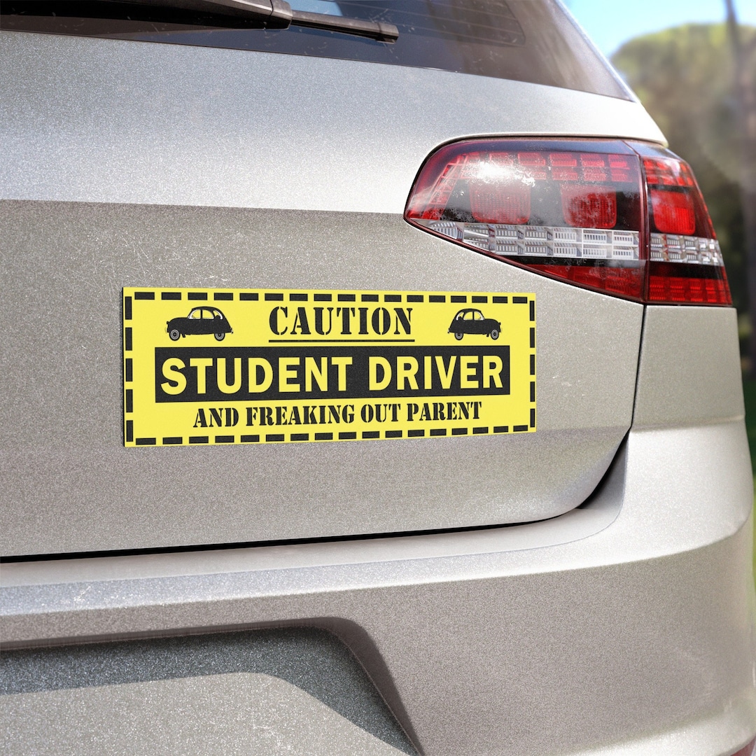 Student Driver Car Magnet | New Driver Car Magnet - Etsy