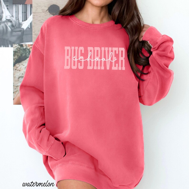 Bus Driver Sweatshirt School Bus Driver Appreciation Gift Comfort ...