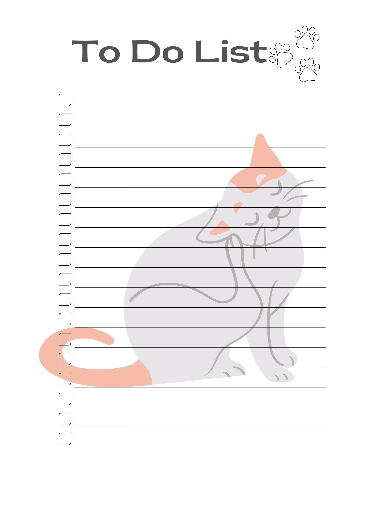 To Do List & Calendar Printable - Etsy