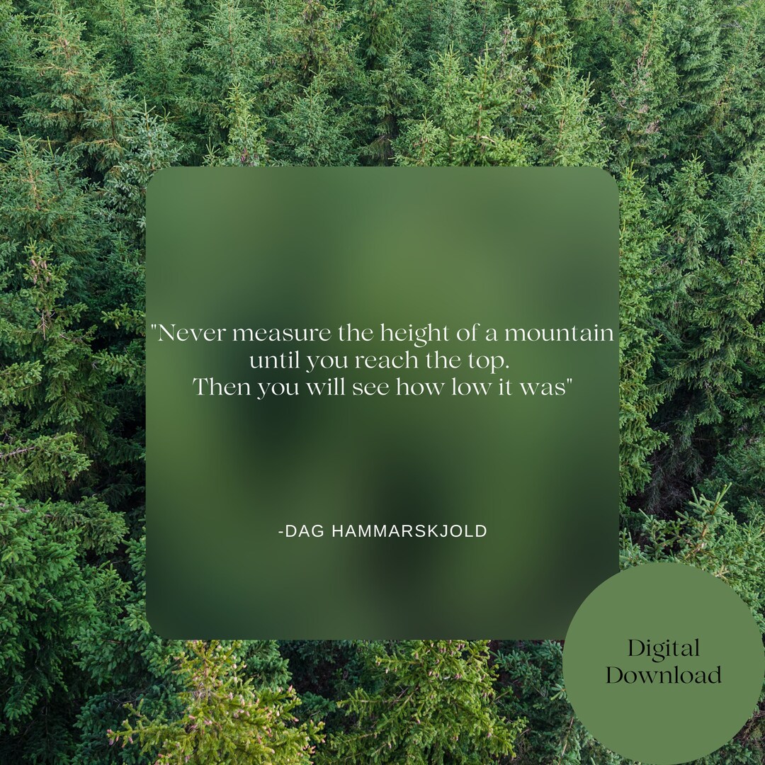 Digital Download, Mountains, Encouragement, Trees, Green, Home or ...