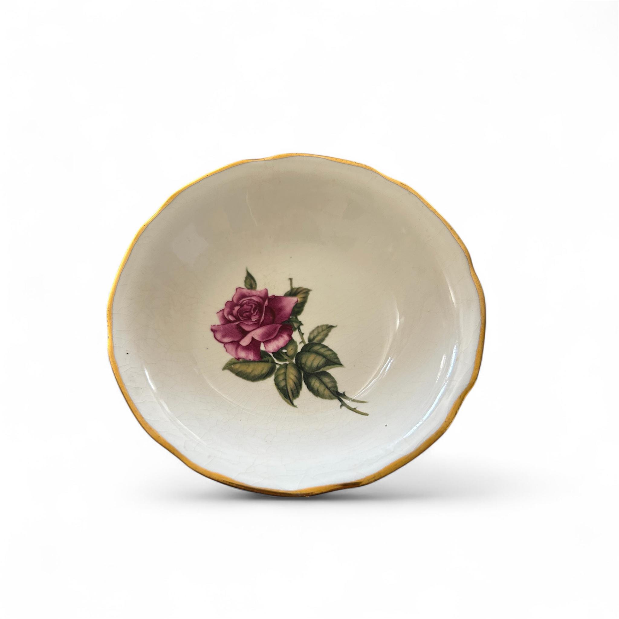 Vintage Bone China Butter Pat Bowls – Set of 3 Porcelain Dishes With ...