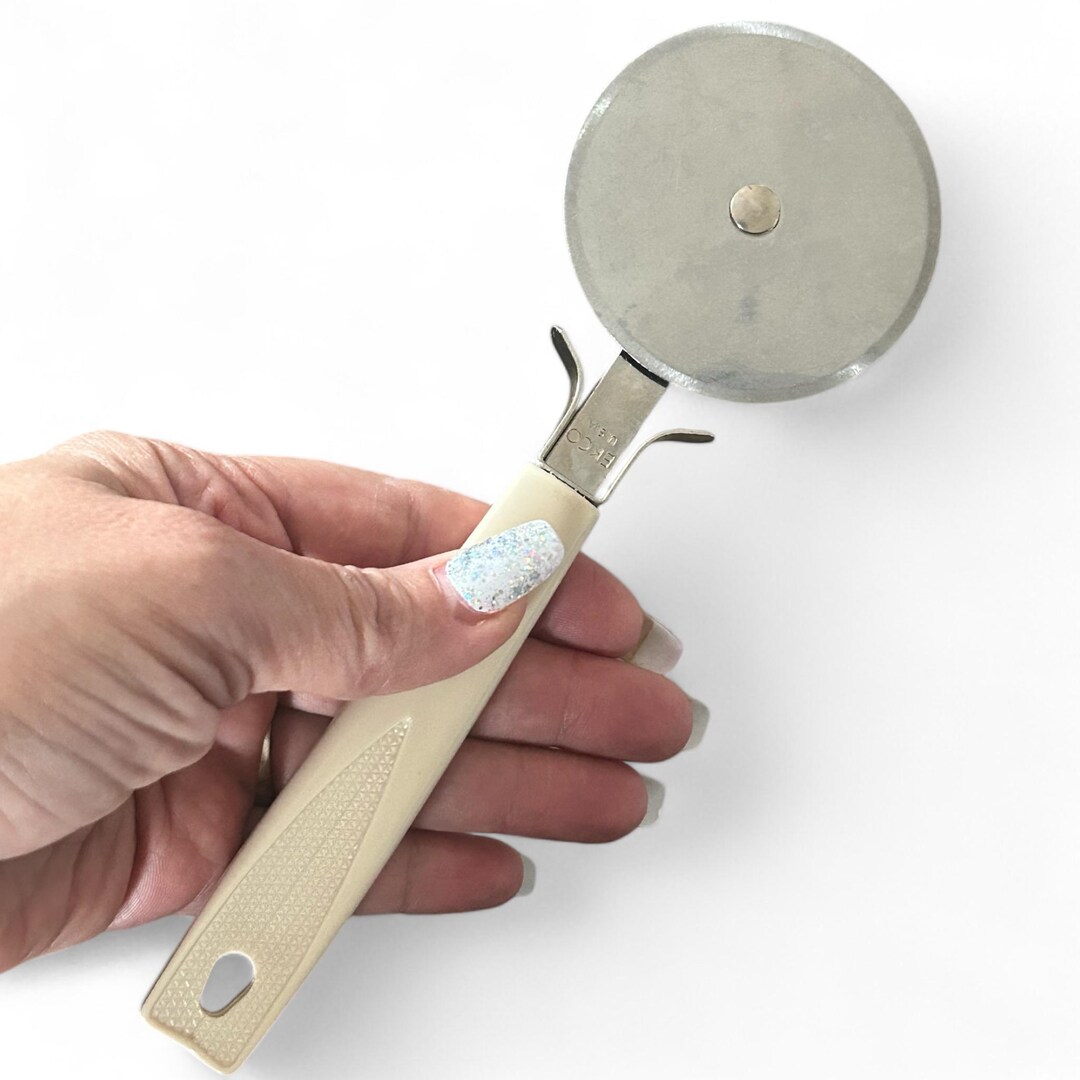 Ekco Vintage Pizza Cutter - 8 Inch Stainless Steel Plastic Handle - Etsy