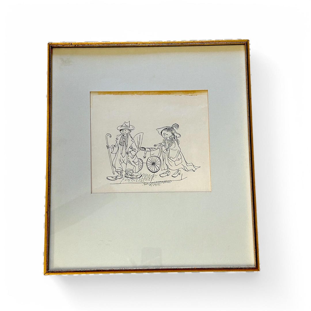 Original Ink Drawing by Eugene Mackaben Tucson Arizona Artist (time to ...