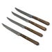 Vintage Set of 4 KUTMASTER Stainless Steel Hollow Ground Steak Knives ...