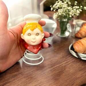 Retro Boy Girl Salt and Pepper Shakers on Spring With Moving Eyes ...