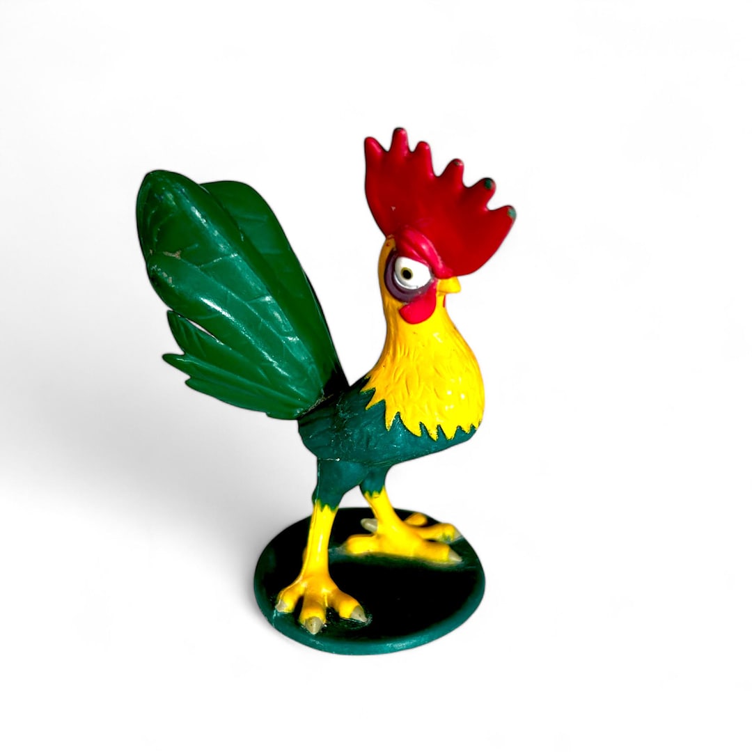 Funny Angry Rooster Toy, Disney Moana Hei Hei Chicken Rooster 3.5" PVC ...