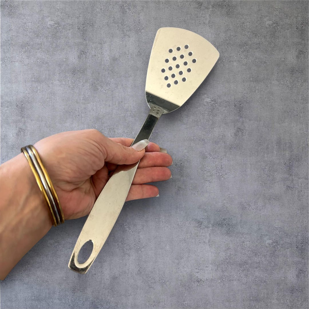 Mid Century Modern Oneida Stainless Steel Spatula,silver Turning ...