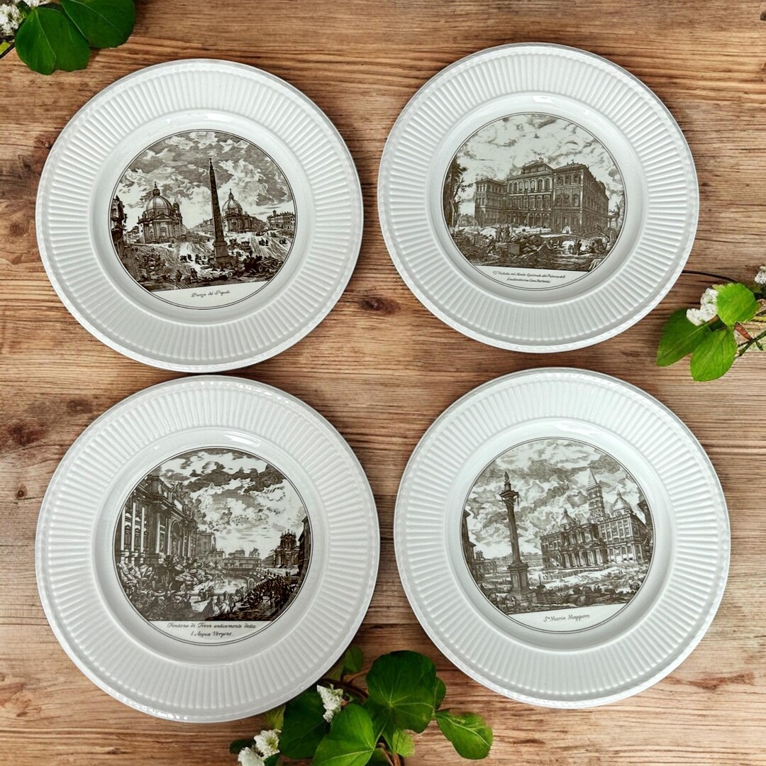 Wedgwood Scenes of Rome Plates England 1950 Edme Shape VGUC, Wedgewood ...
