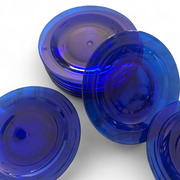 Cobalt Blue Plate - Etsy
