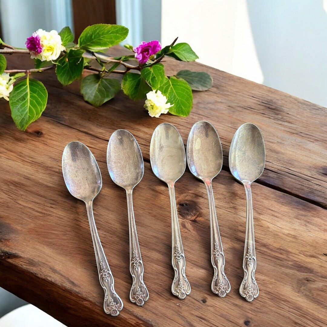 Vintage Teaspoons Victorian Style, Dream Rose" Stanley Roberts Rogers ...