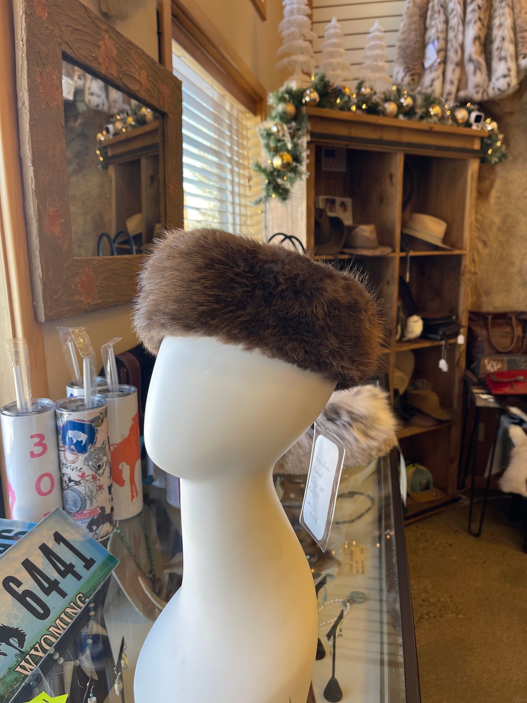 Beaver Fur Headband. Beaver Fur Neck Warmer - Etsy