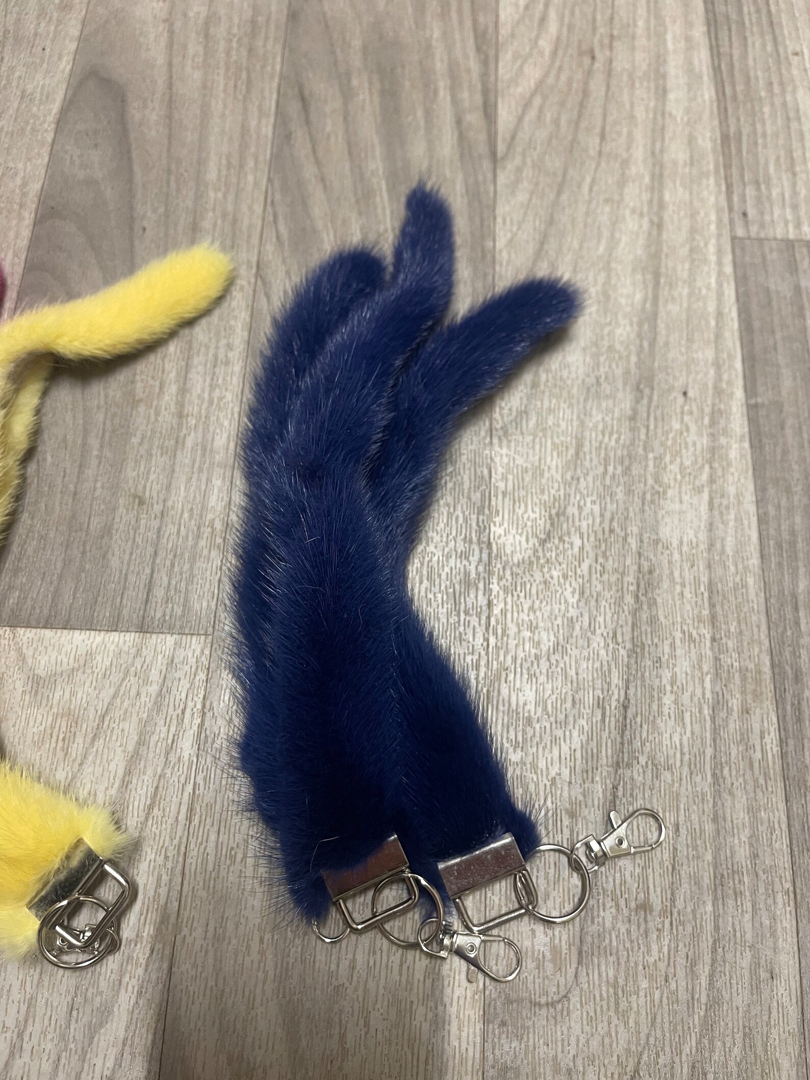 Mink Tail Keychain. Mink Keychain. Dyed Mink Keychain - Etsy
