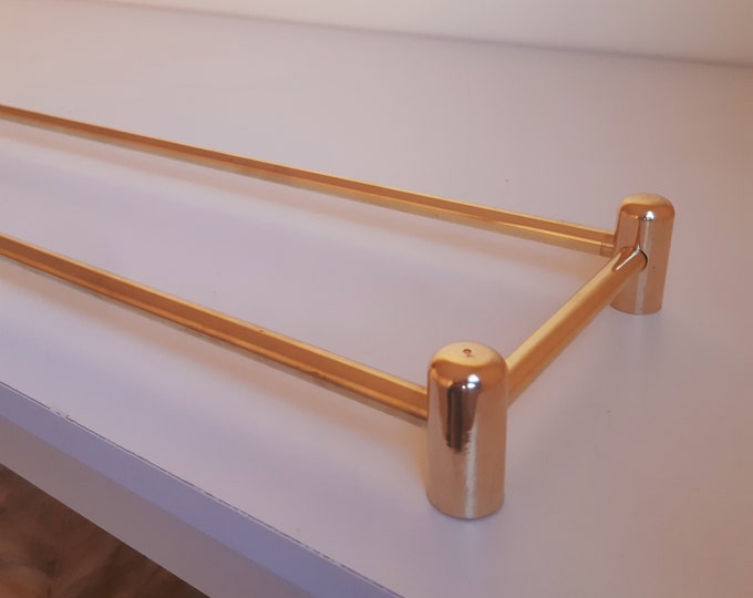 Victorian Polished Brass Gallery Rail Kitchen Fiddle Rail Solid Brass ...
