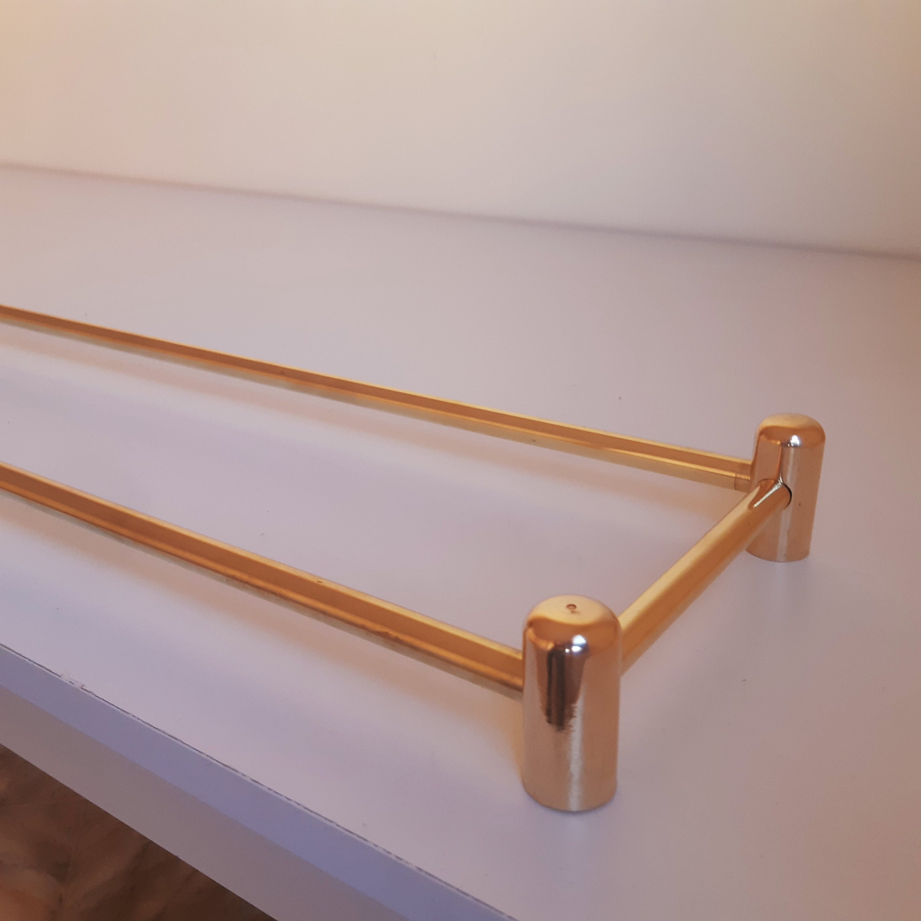 Shelf Brass Rail Brass Tipping Rail Fiddler Brass Rail - Etsy