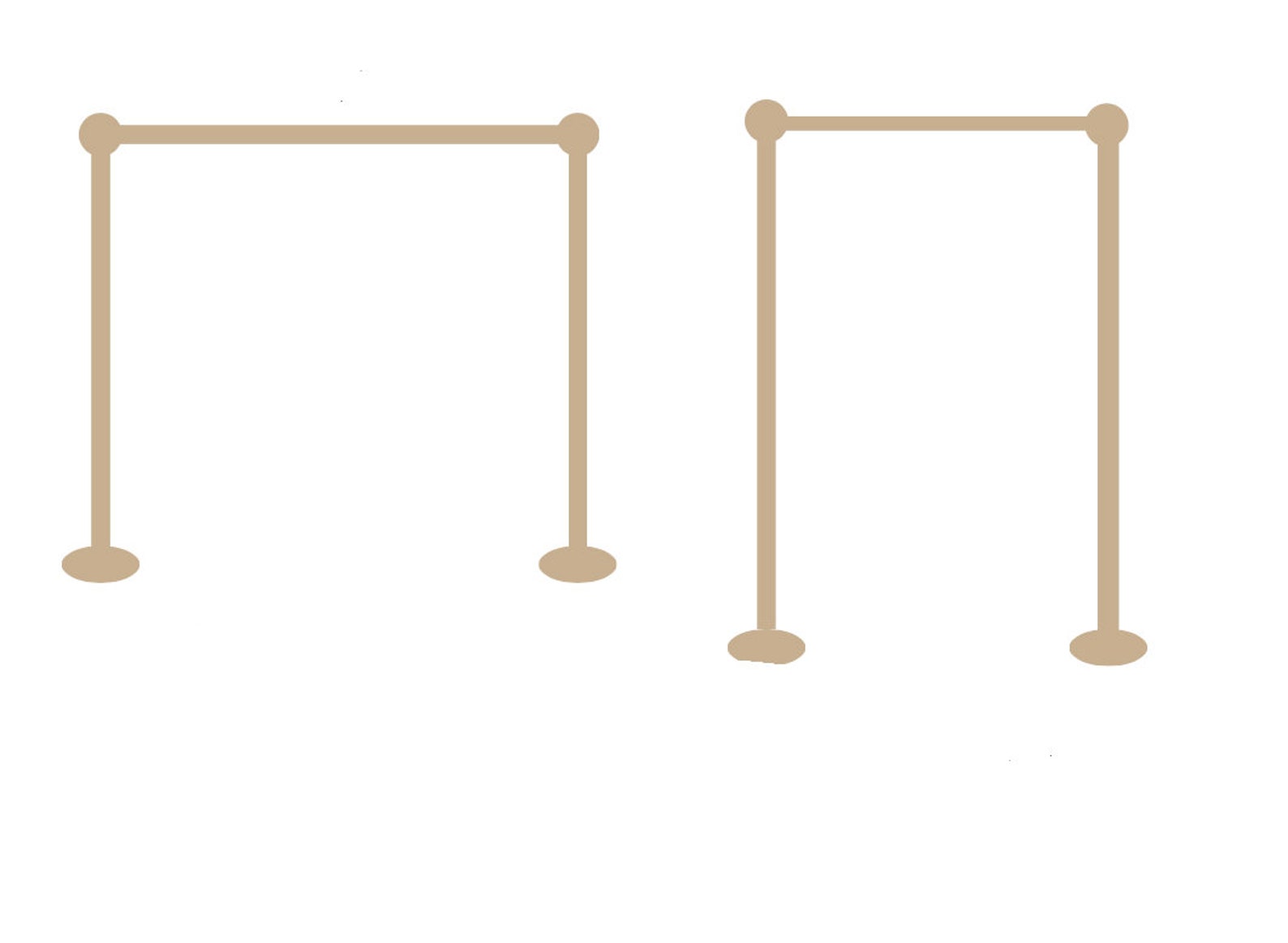 Ceiling Mounted Brass Clothes Rail Minimalistic Brass - Etsy