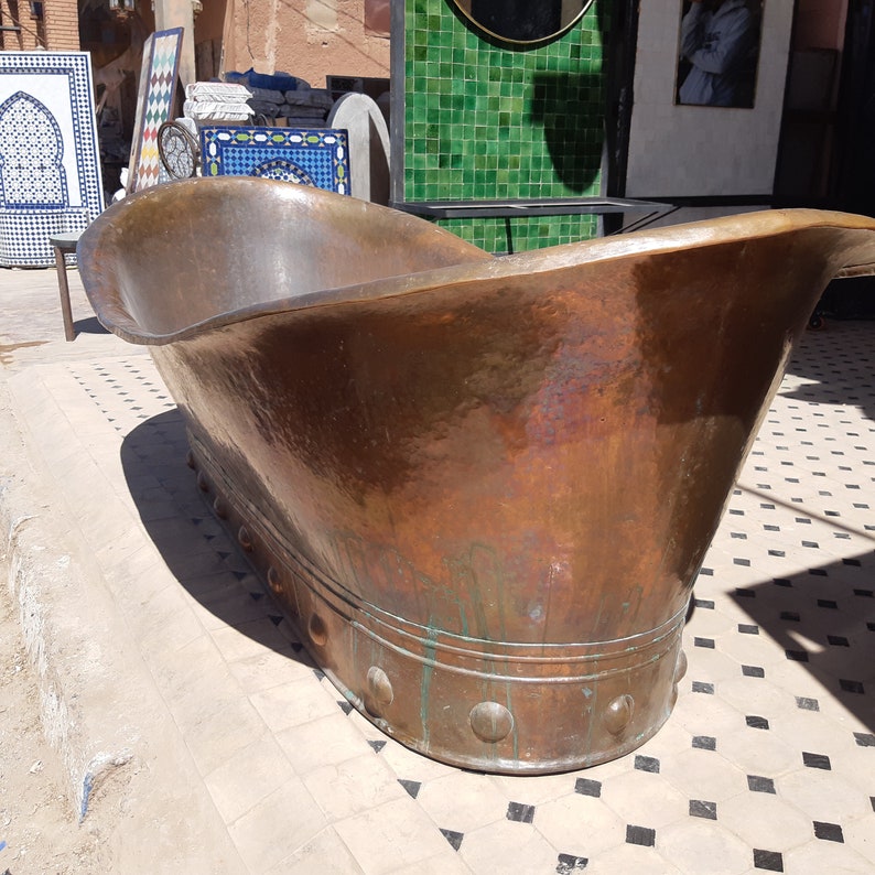 Handcrafted Copper Bathtub, Copper Slipper Bath, Luxury Copper Baths ...
