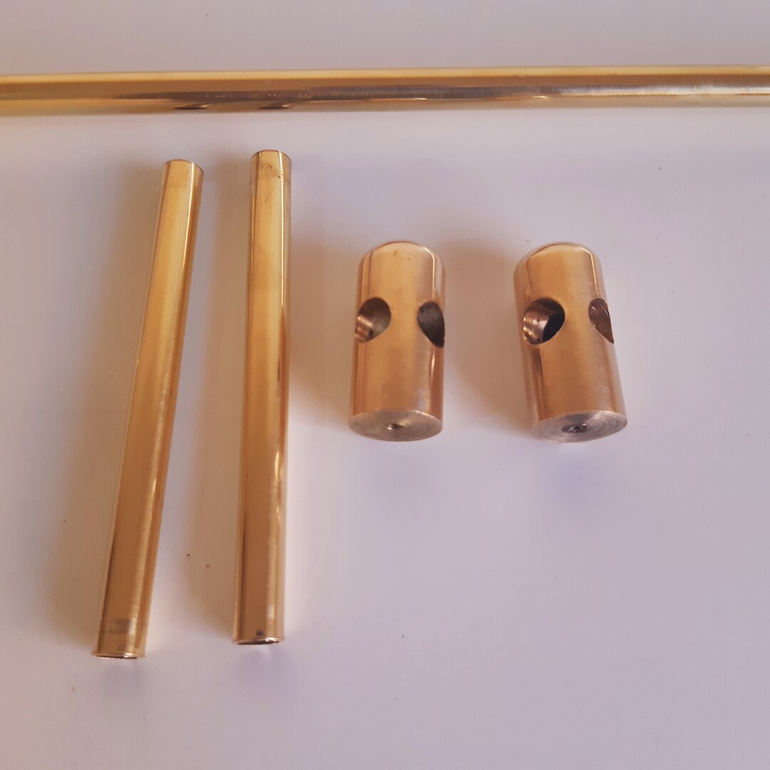 Shelf Brass Rail - Brass Tipping Rail - Fiddler Brass Rail - Bottle ...