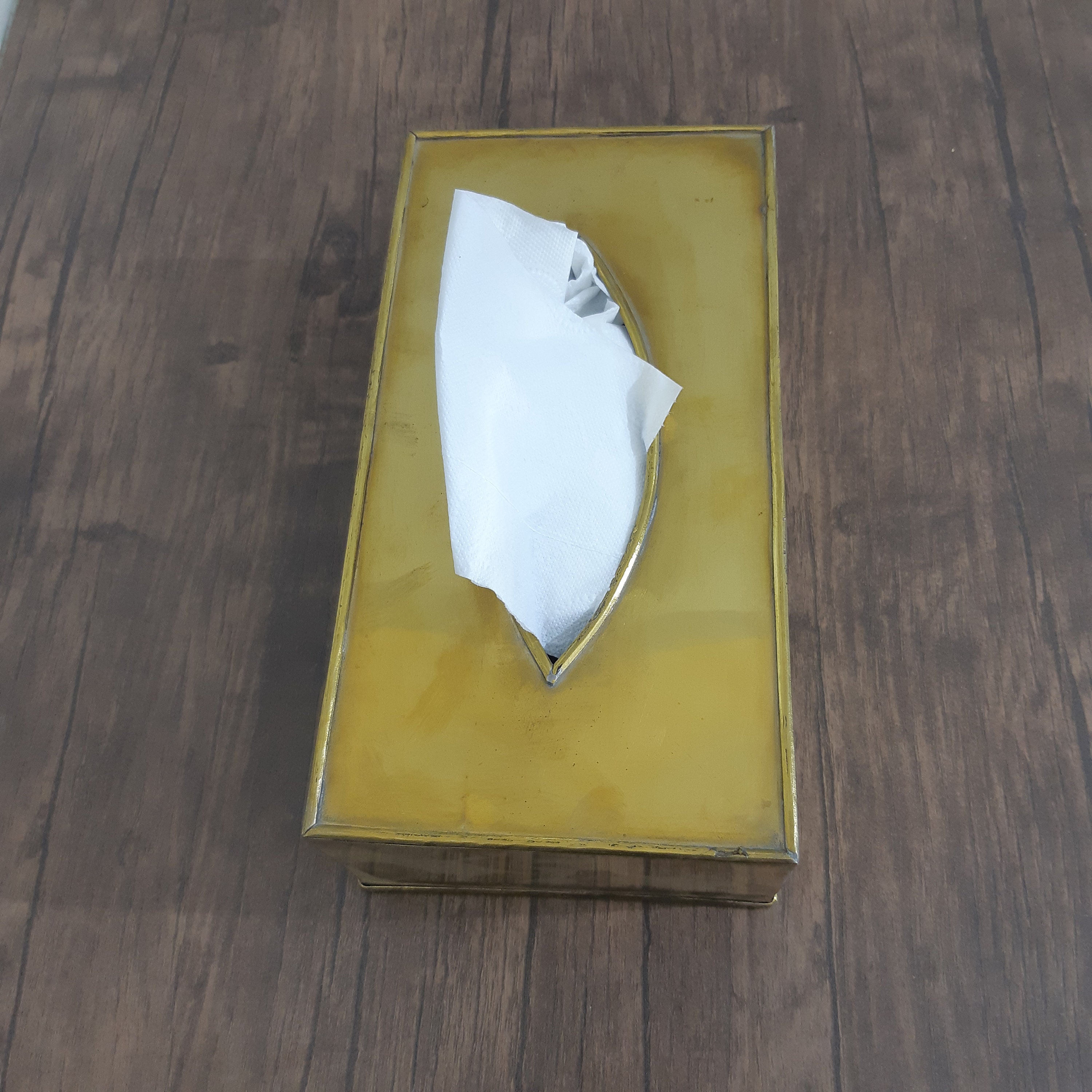 Rectangle Solid Brass Tissue Box Brass Tissue Box Cover Tissue - Etsy