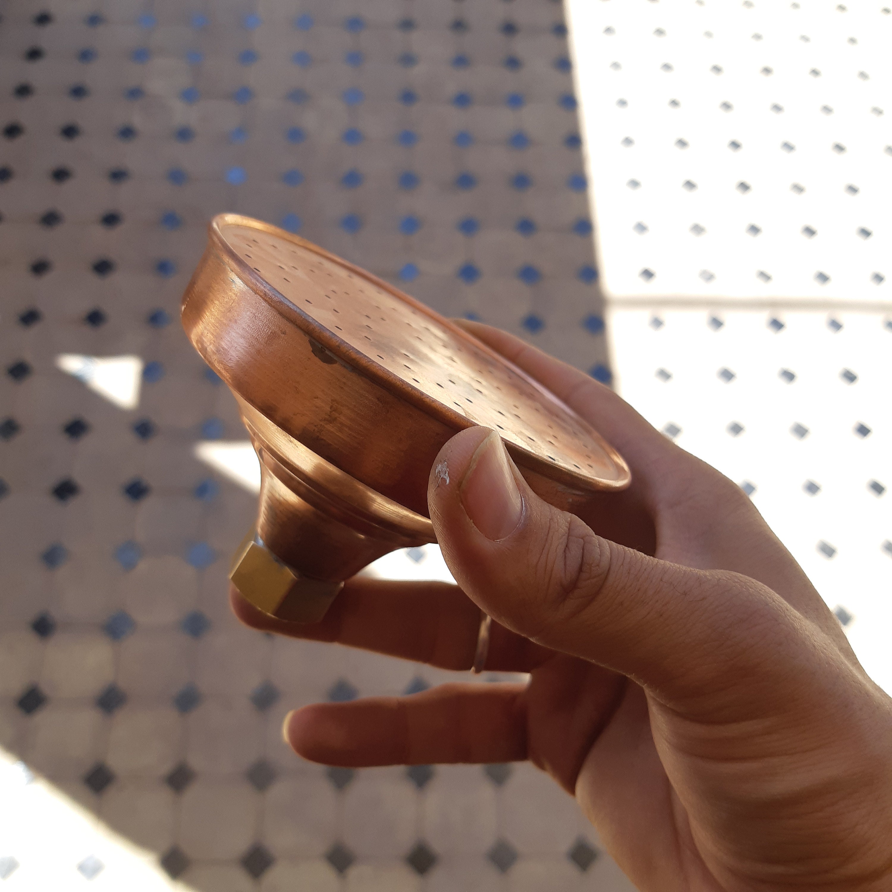 Unlacquered Solid Copper Rain Shower Head Handcrafted - Etsy