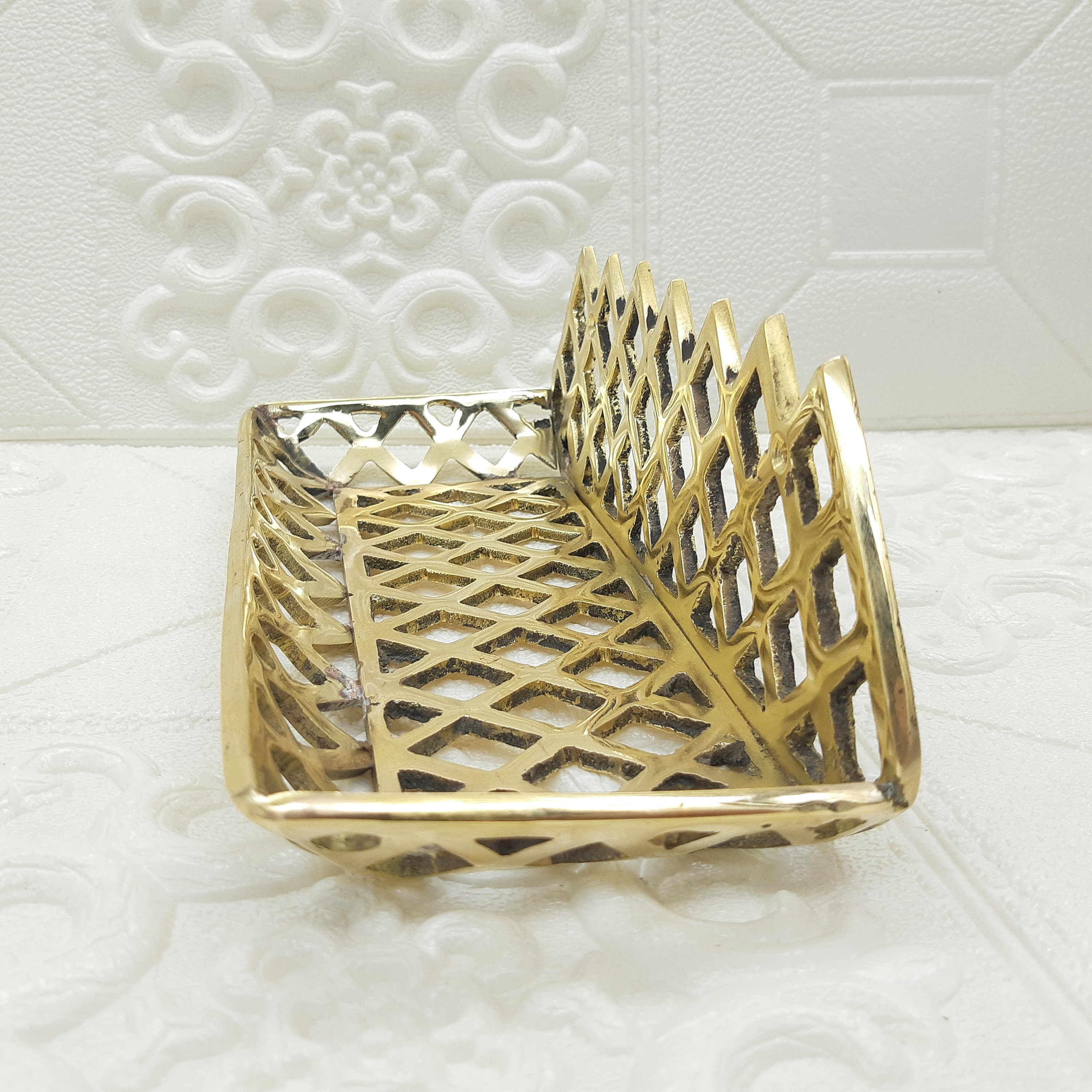 Unlacquered Brass Shelf Brass Wall Mounted Shelf for - Etsy