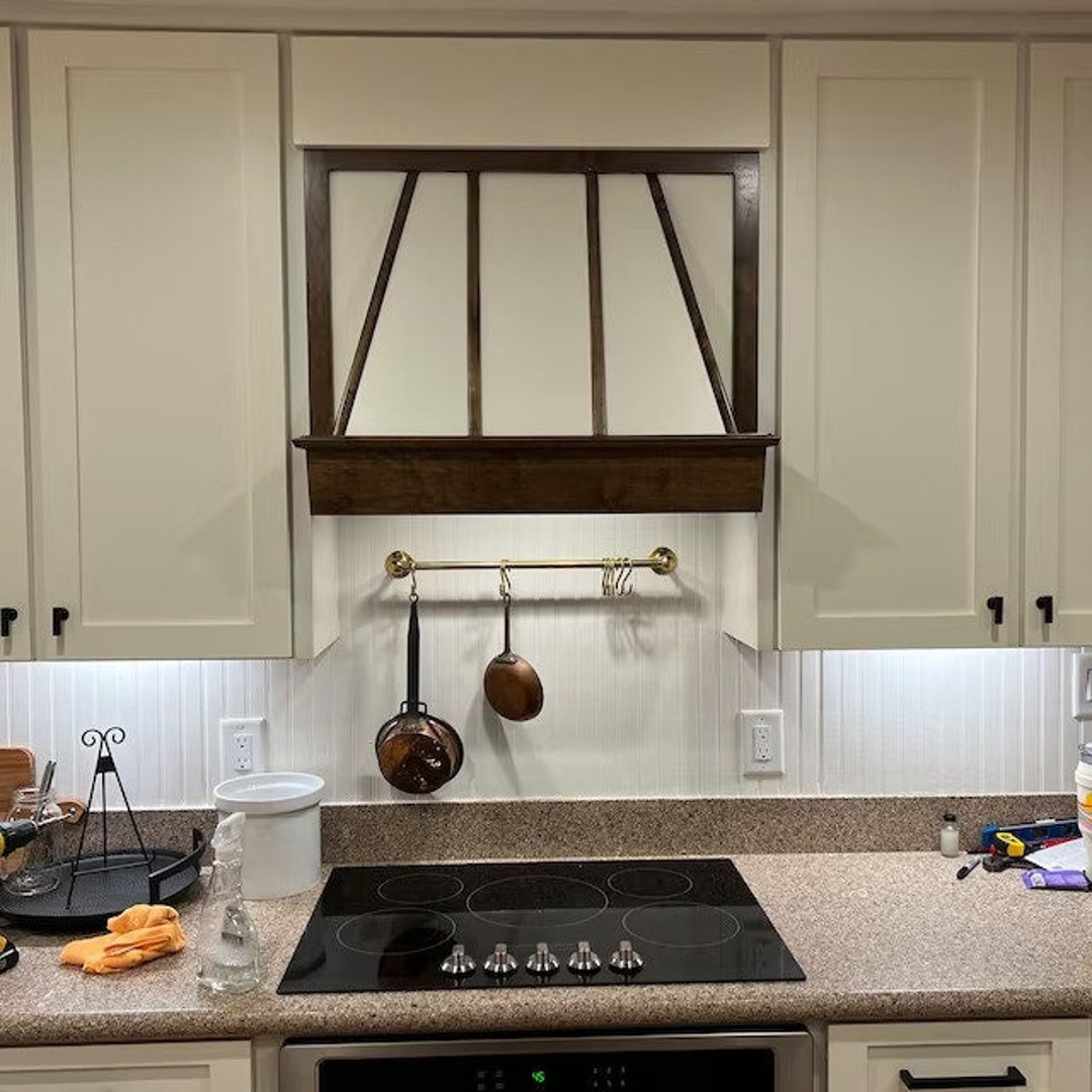 Unlacquered Brass Pot Rack Wall Mount for Kitchen With - Etsy