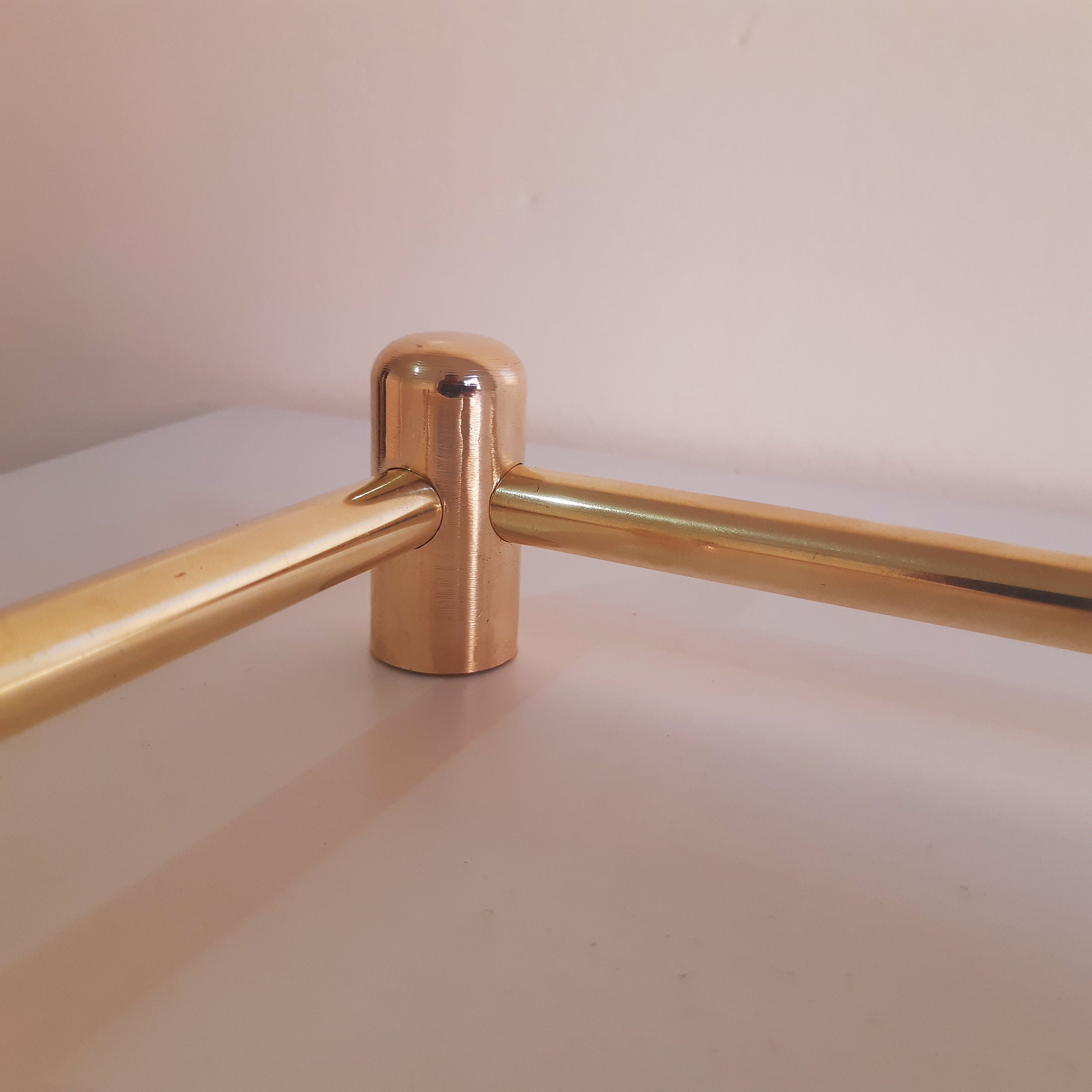 Shelf Brass Rail Brass Tipping Rail Fiddler Brass Rail - Etsy