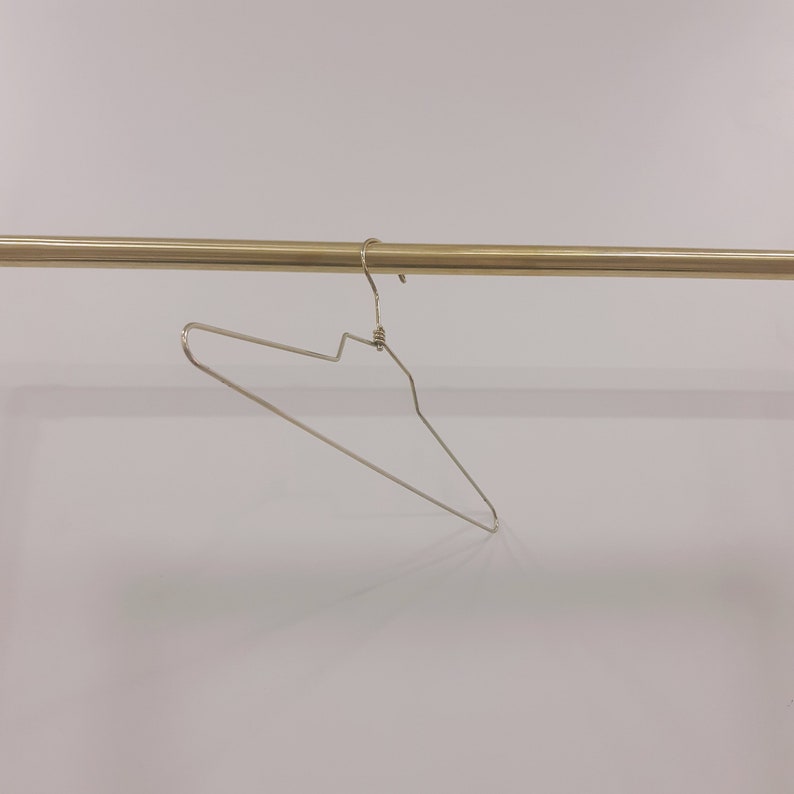 Ceiling Mounted Brass Clothes Rail Minimalistic Brass - Etsy