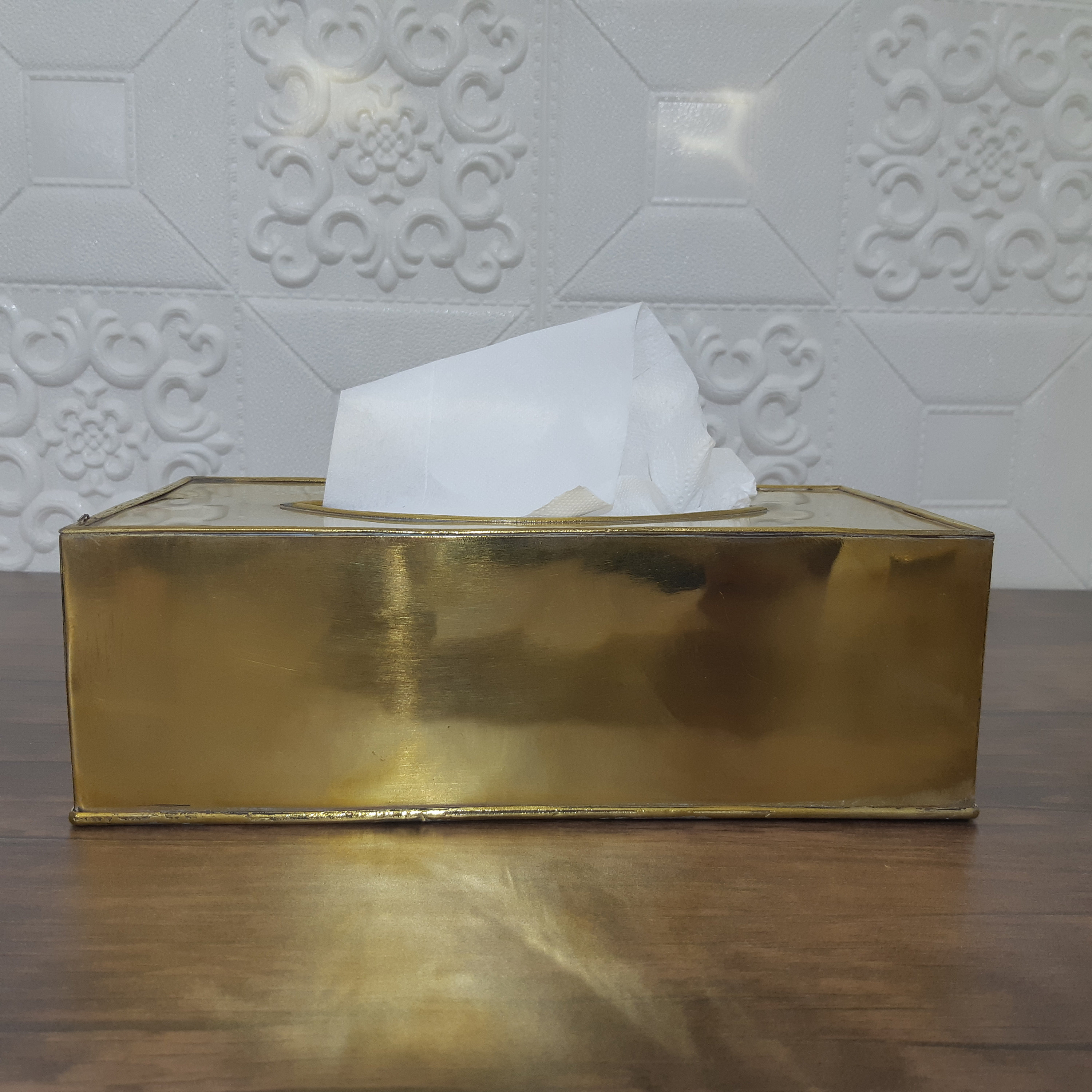 Rectangle Solid Brass Tissue Box Brass Tissue Box Cover Tissue - Etsy