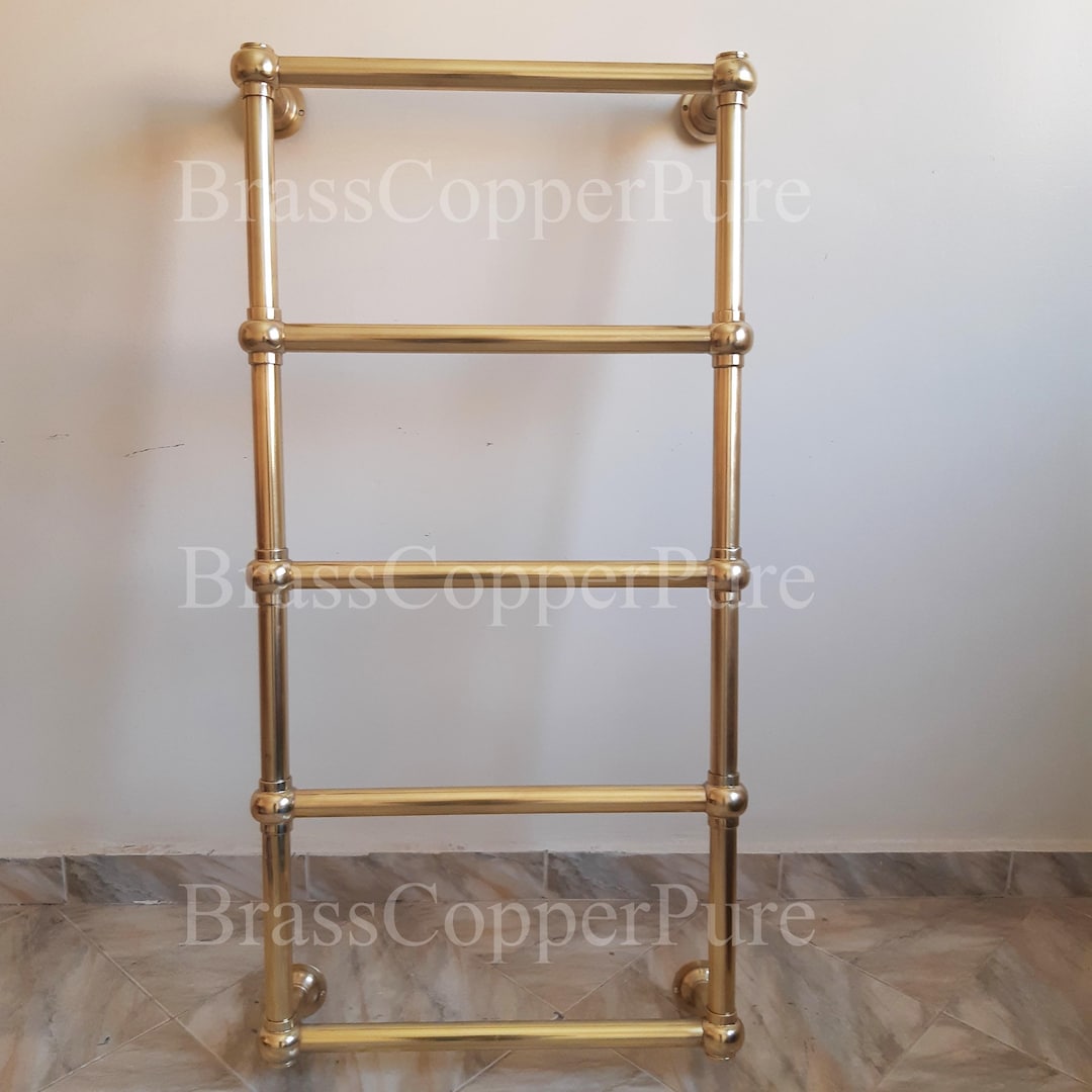 Custom Towel Bar , Antique Brass Towel Holder, Brass Custom Towel Rack ...