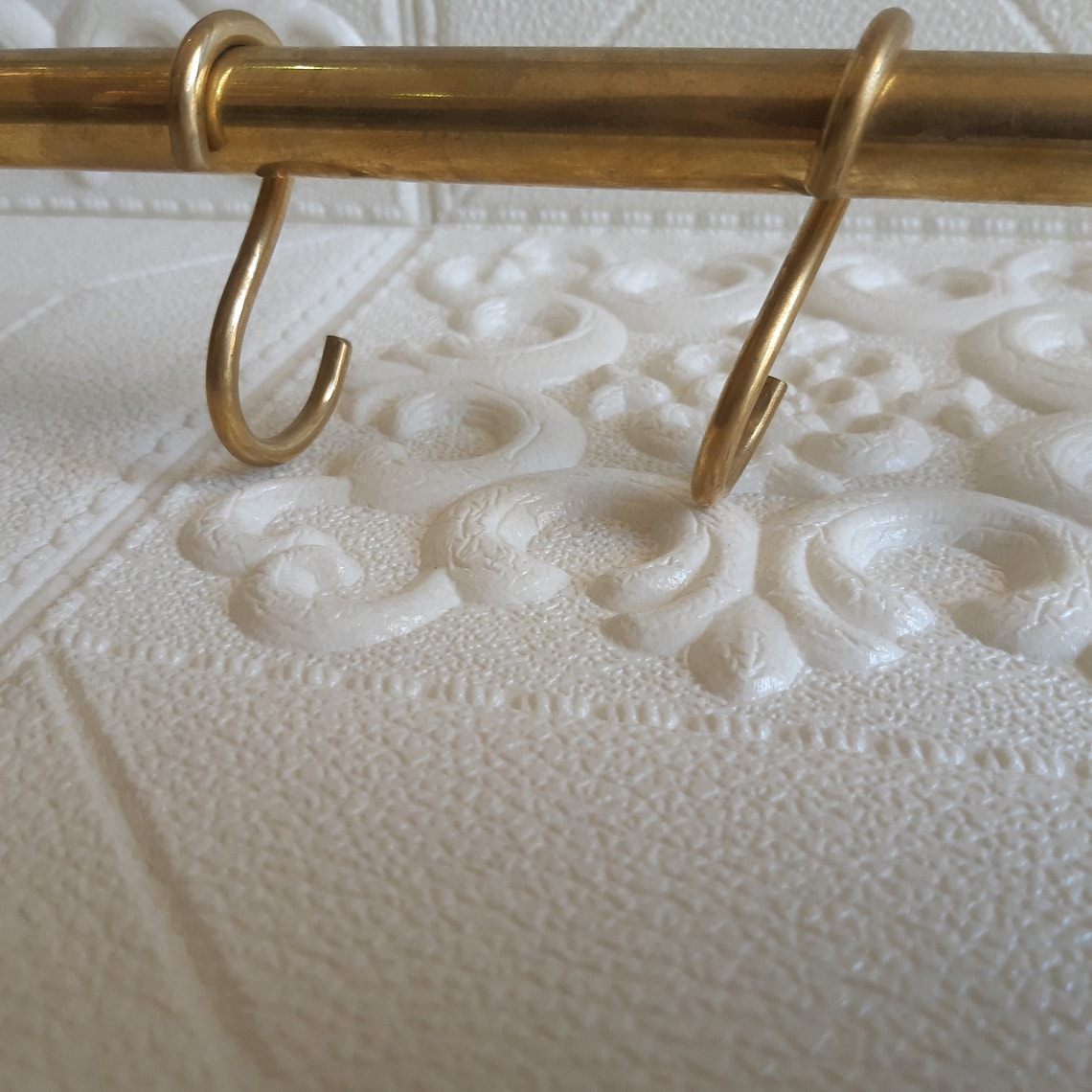 Unlacquered Brass Pot Rack Wall Mount for Kitchen With - Etsy