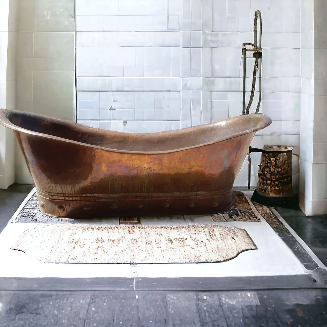 Handcrafted Copper Bathtub, Copper Slipper Bath, Luxury Copper Baths ...