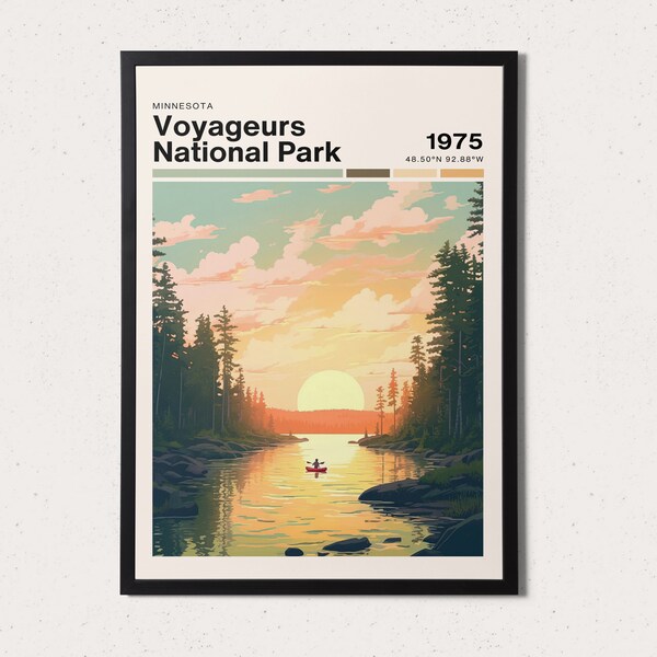 Voyageurs National Park Poster - Etsy