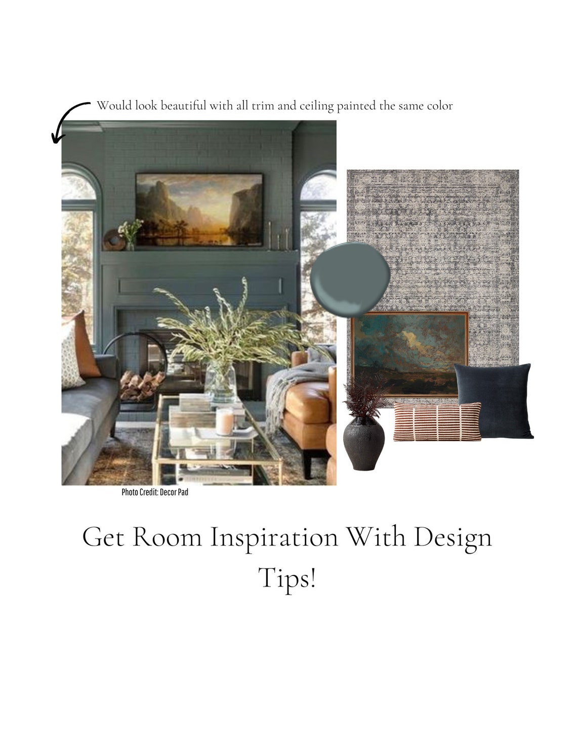 Living Room Paint Colors Moody Home Paint Palette Benjamin Moore Paint ...