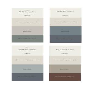 Pale Oak Benjamin Moore Whole House Paint Palette (digital Download) - Etsy