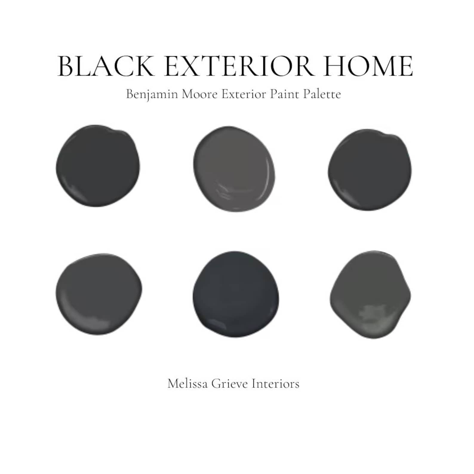 Black House Exterior Paint Colors Benjamin Moore Black Paint ...