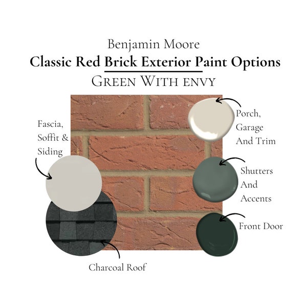 Exterior Red Brick Palettes - Etsy