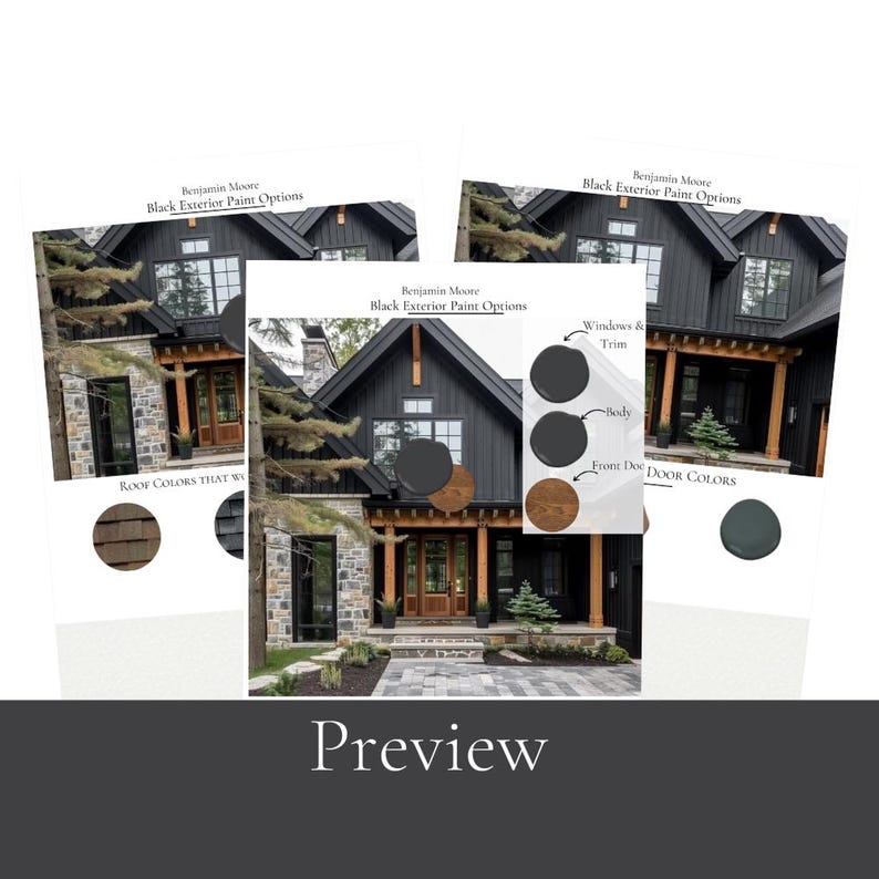 Black House Exterior Paint Colors Benjamin Moore Black Paint ...