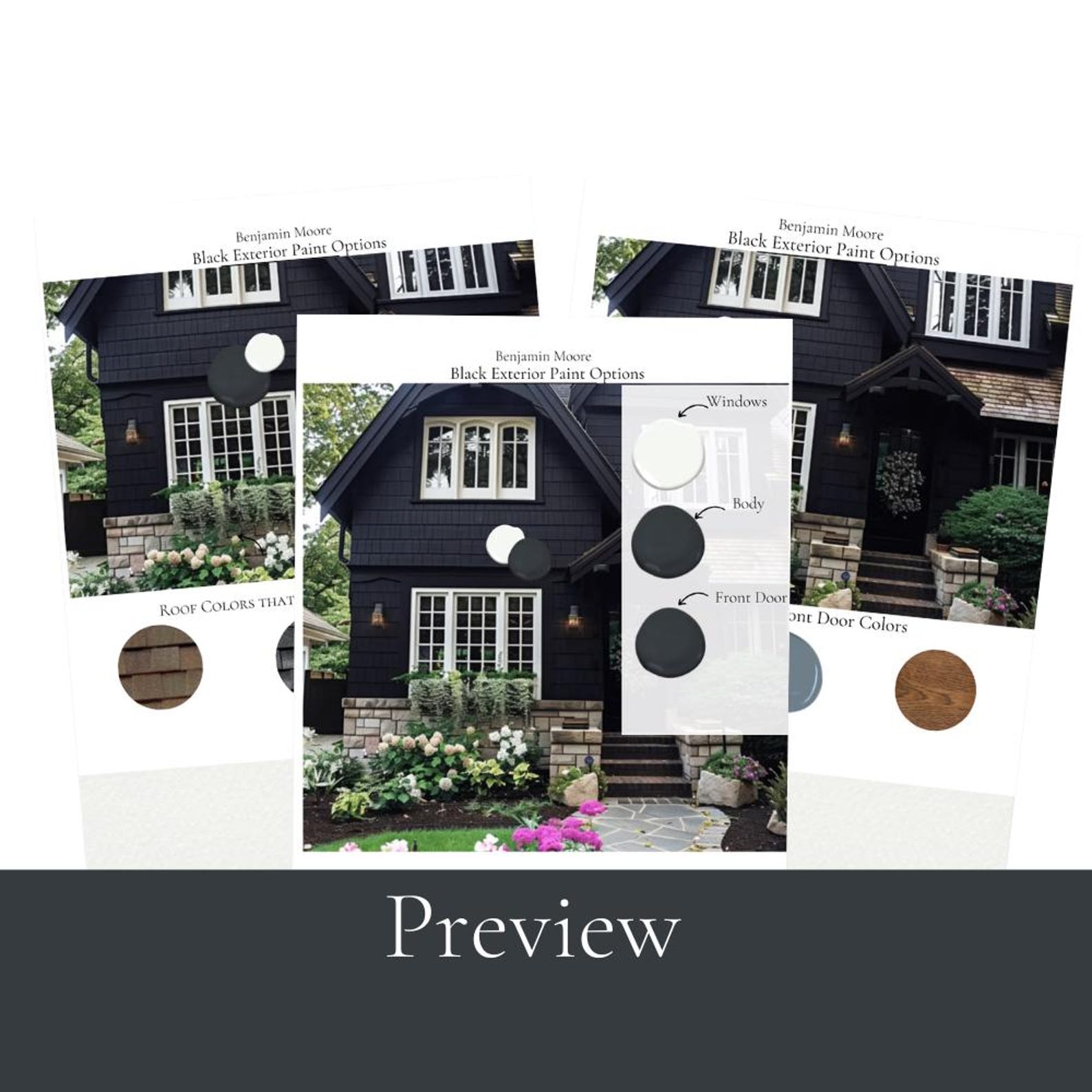 Black House Exterior Paint Colors Benjamin Moore Black Paint ...