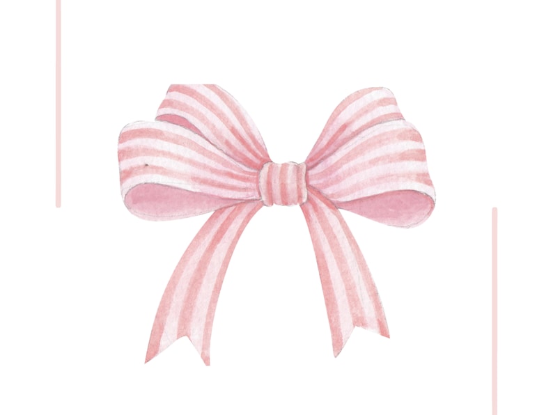 Preppy Pink Bow Coquette Aesthetic Prints, Soft Pink Swan Artwork, Pink ...