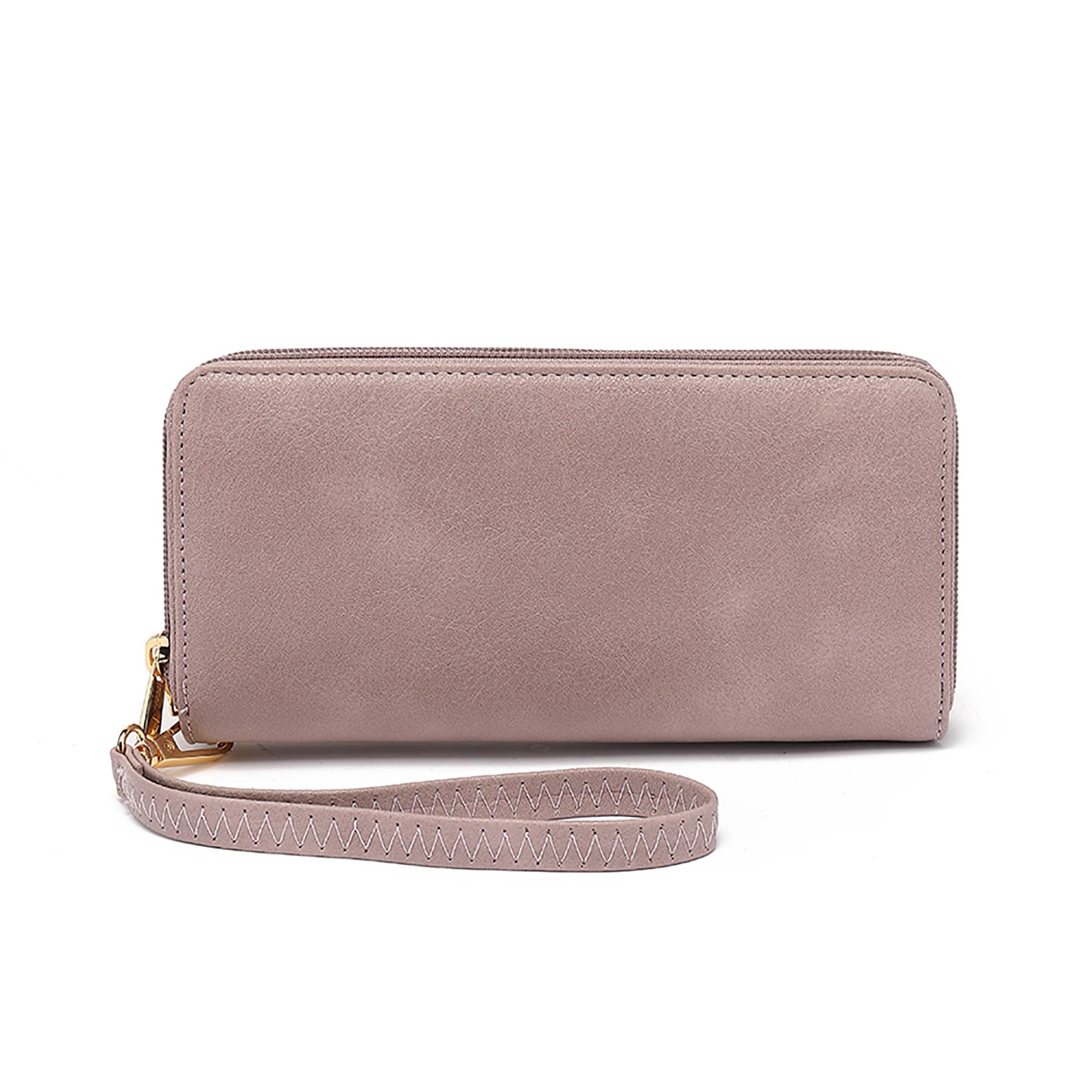 Ladies RFID Blocking Wallet for Women Coin Double Zipper Large Capacity ...