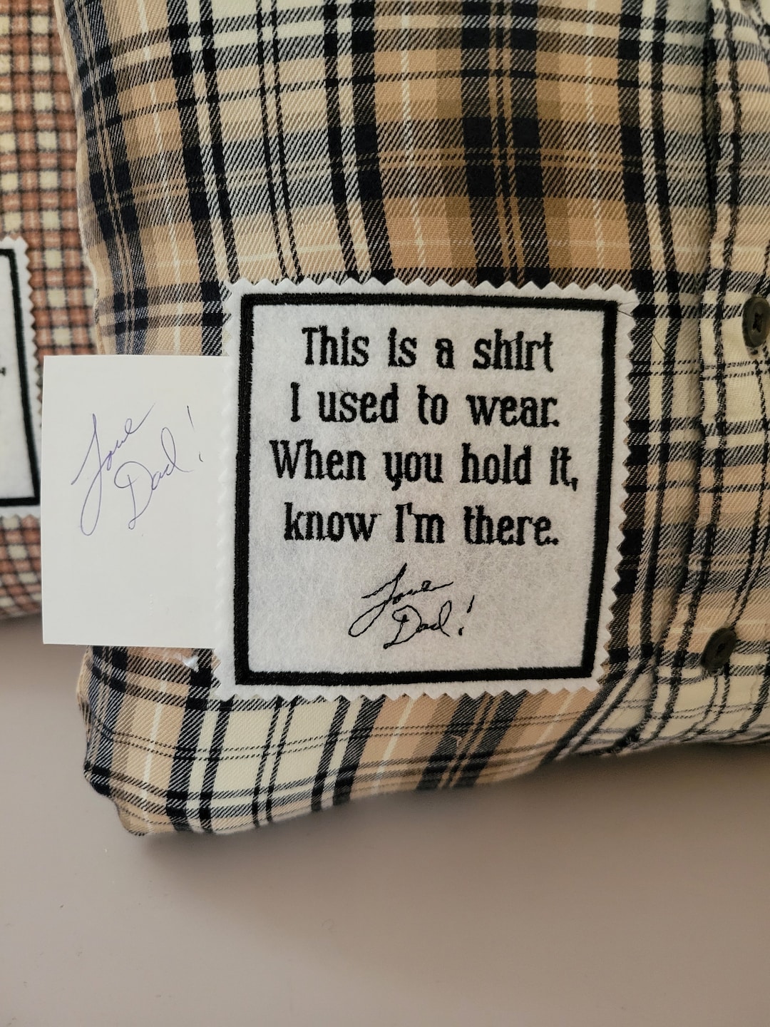 Memory Pillow Rememberance Gift Made From Loved Ones Clothes - Etsy