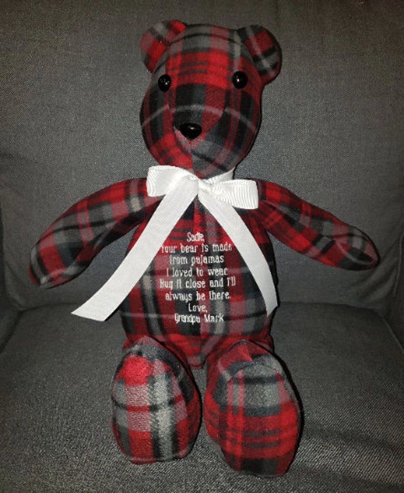 Set of 7 Memory Bears Loss of Loved One Celebration Gift - Etsy