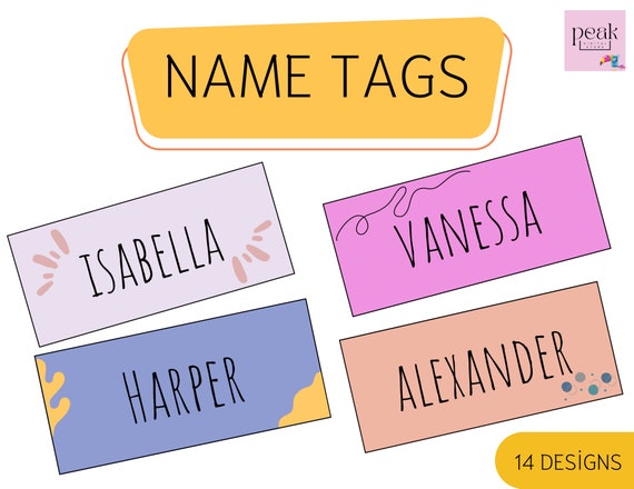 Free, Printable, Customizable Name Tag Templates Canva, 55% OFF