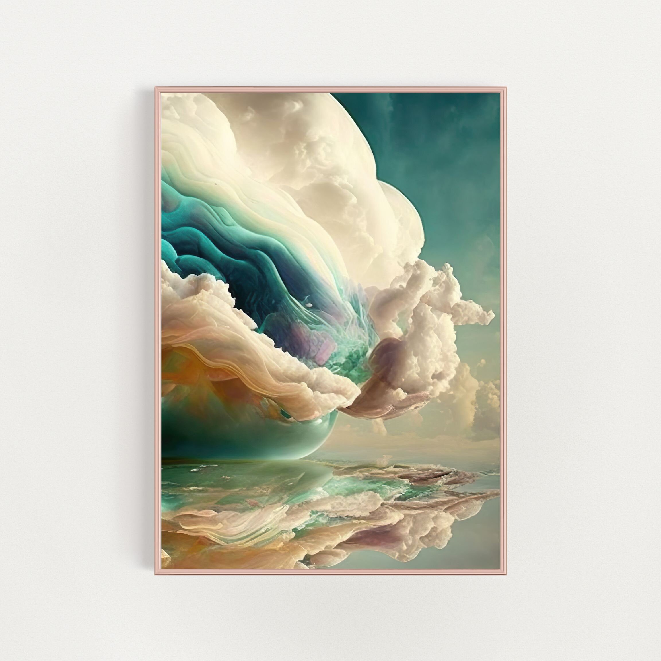 Cloud Slime, Printable Wall Art, Cloud Wall Art, Slime Wall Art ...