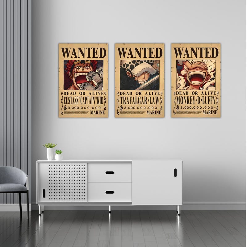 Luffy Bounty Poster - Etsy